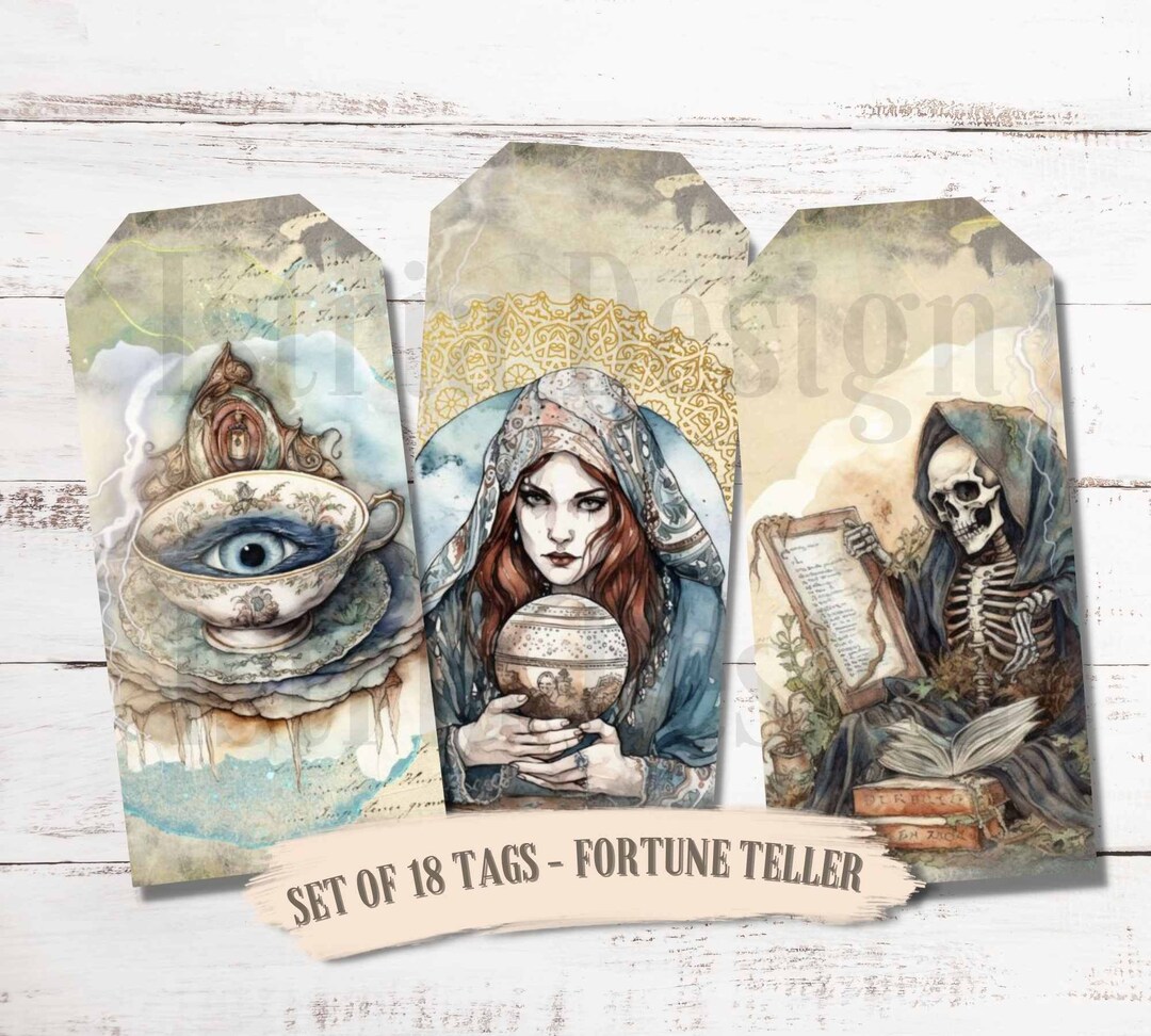 Fortune Teller Gift Tags Bachelorette Party Favor Tags - Etsy
