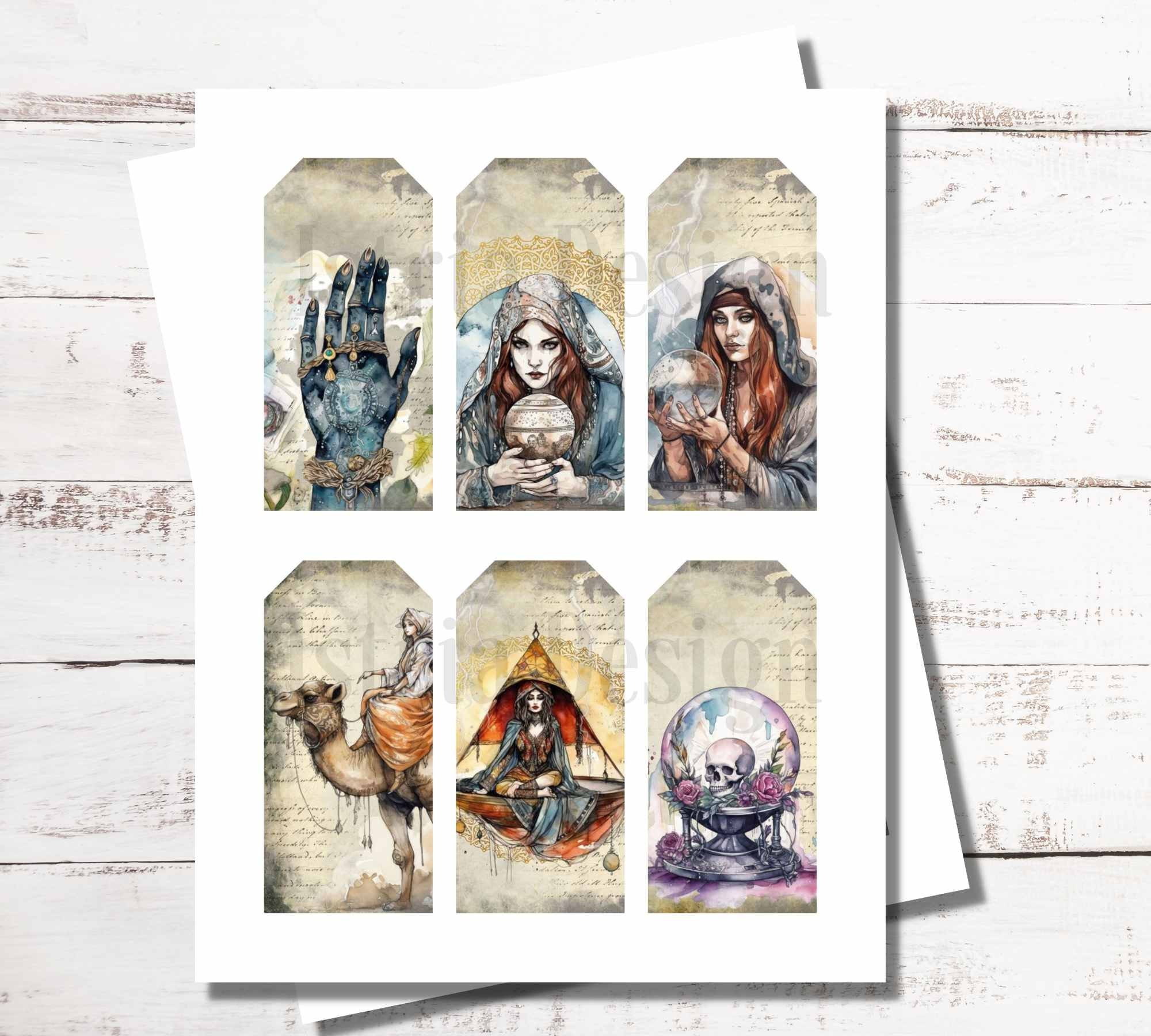 Fortune Teller Gift Tags Bachelorette Party Favor Tags - Etsy