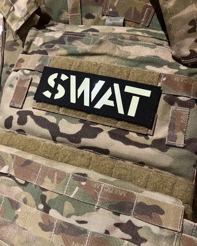 SWAT Patch Choose Cordura and Lettering Material 6 X 2 Police Law ...
