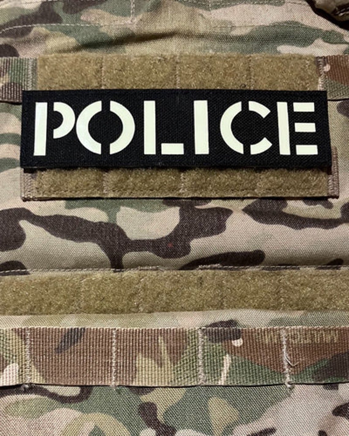 Police Patch Choose Cordura and Lettering Material 6 X 2 Police Law ...