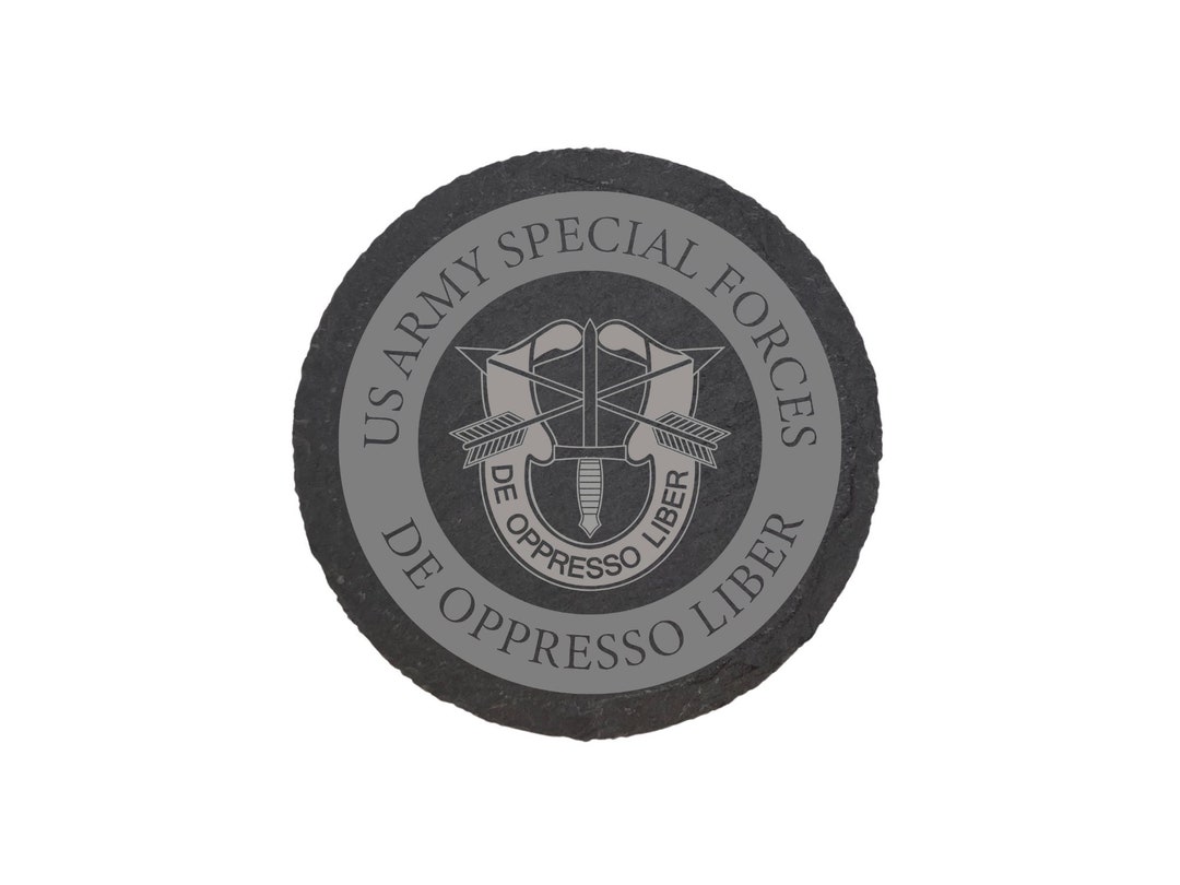 Special Forces Slate Coasters Green Beret Snake Eater SF Gear Special ...