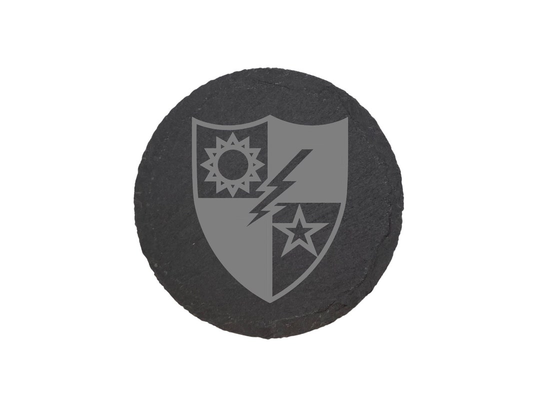 75th Ranger Regiment Slate Coasters Rangers Lead the Way Circle or ...