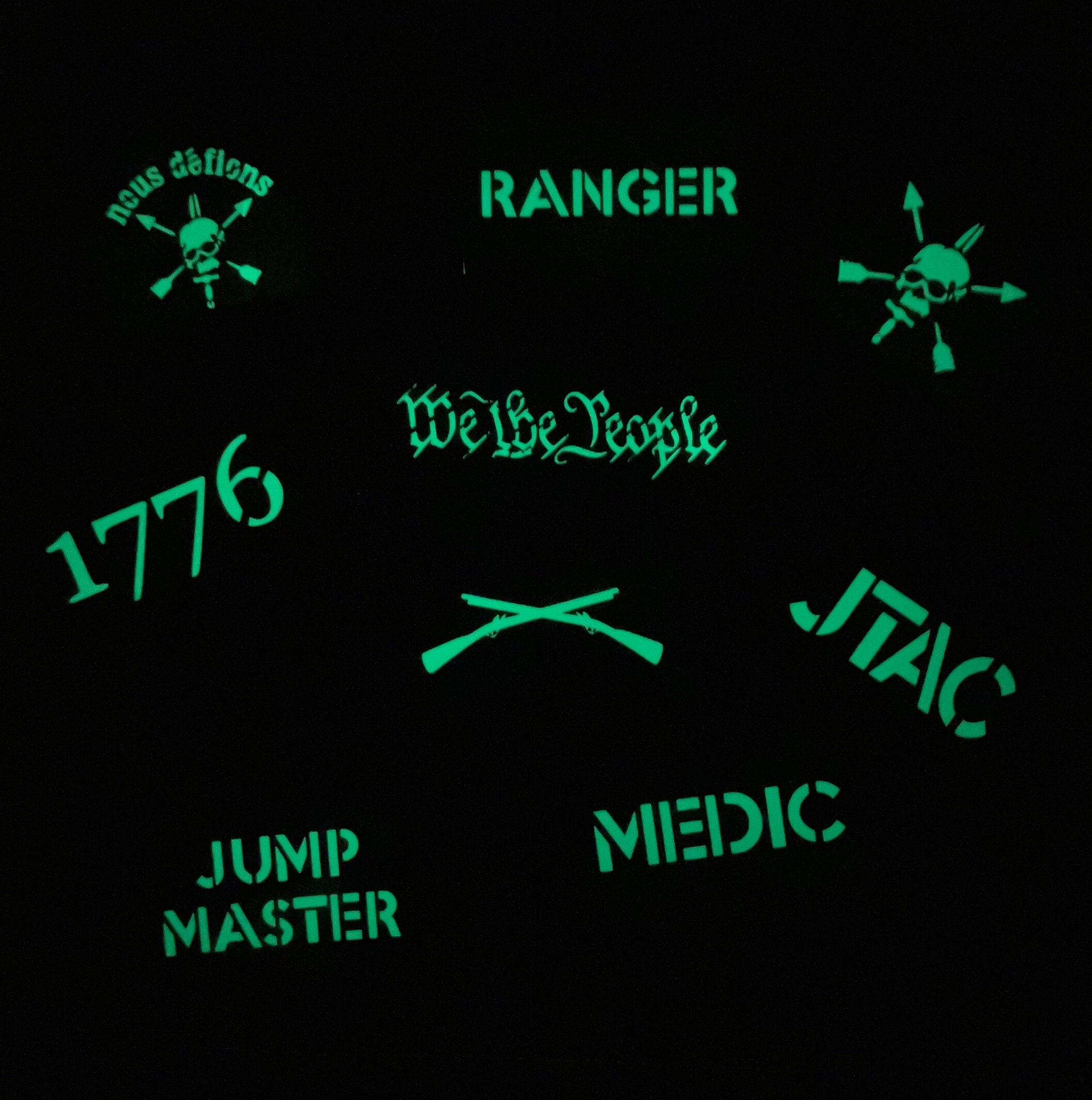 Platoon Sergeant Patch PSG Patch Luminous Tape/glow in the - Etsy