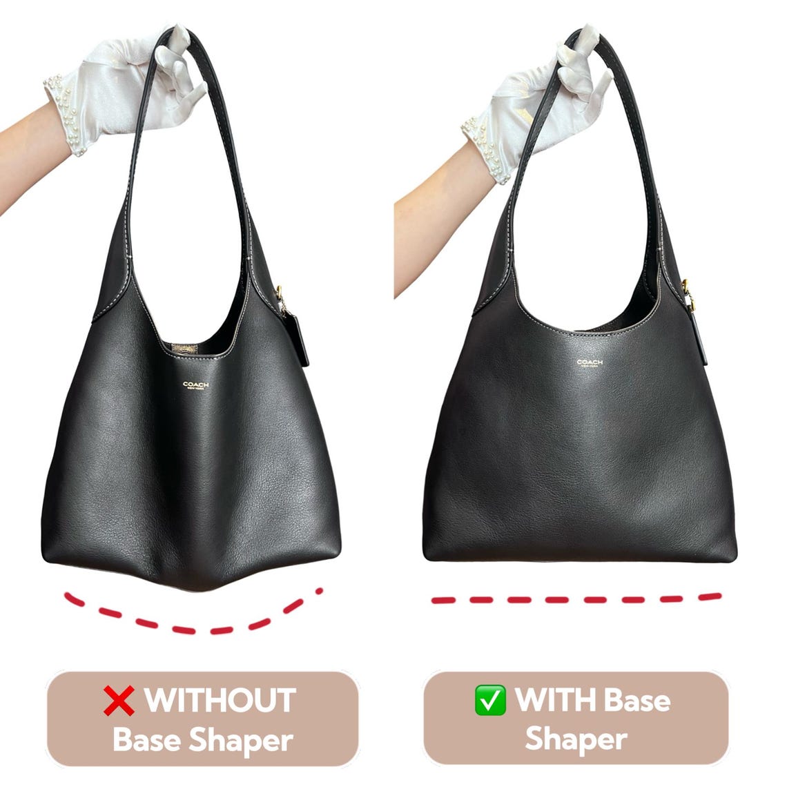Base Shaper Bag Insert Saver for C*ACH Brooklyn Shoulder Bag 39 (bag ...