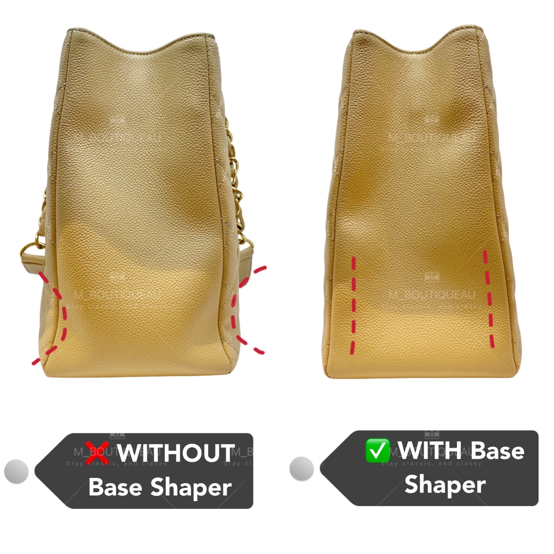 Base Shaper Bag Insert Saver for C Timeless Classic Tote Bag bag NOT ...