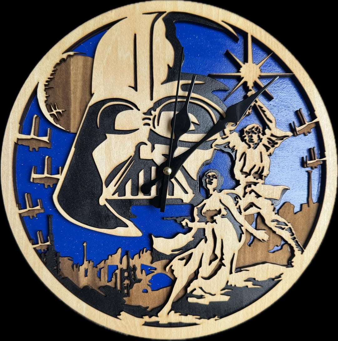Star Wars Clock - Etsy