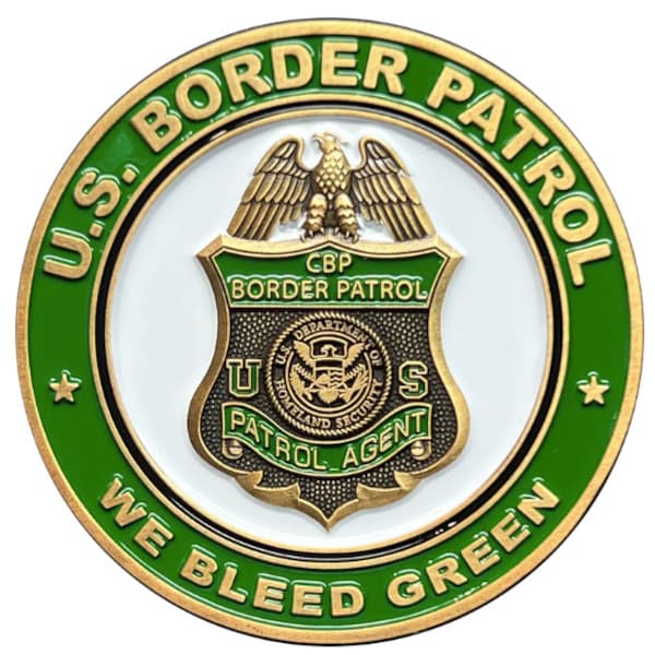 Border Patrol Challenge Coin - Etsy