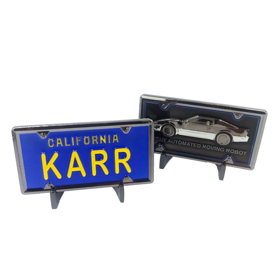 KARR License Plate Challenge Coin Medallion not Knight Rider - Etsy