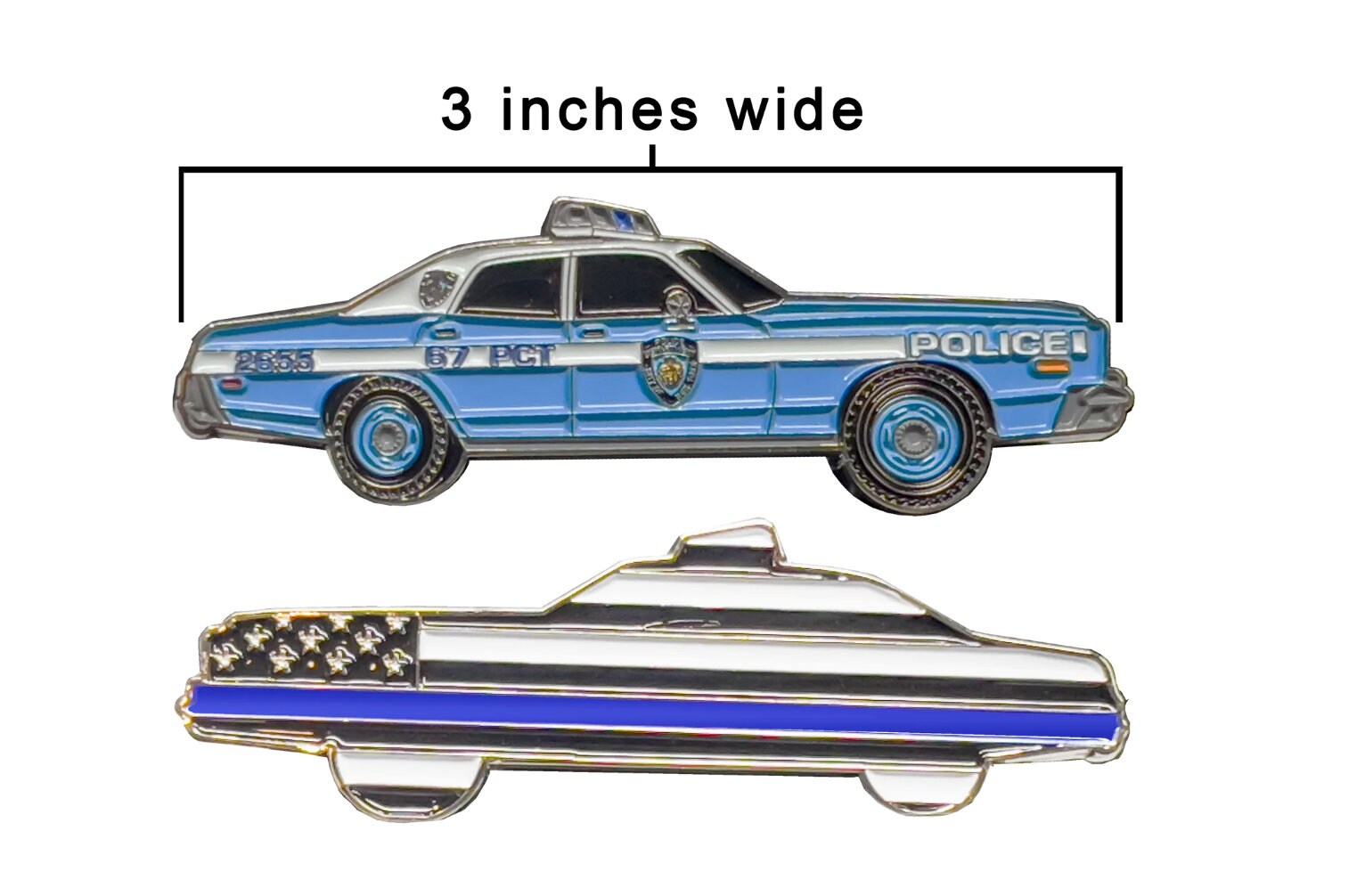 NYPD Vintage Police Car Challenge Coin New York City Police Officer ...