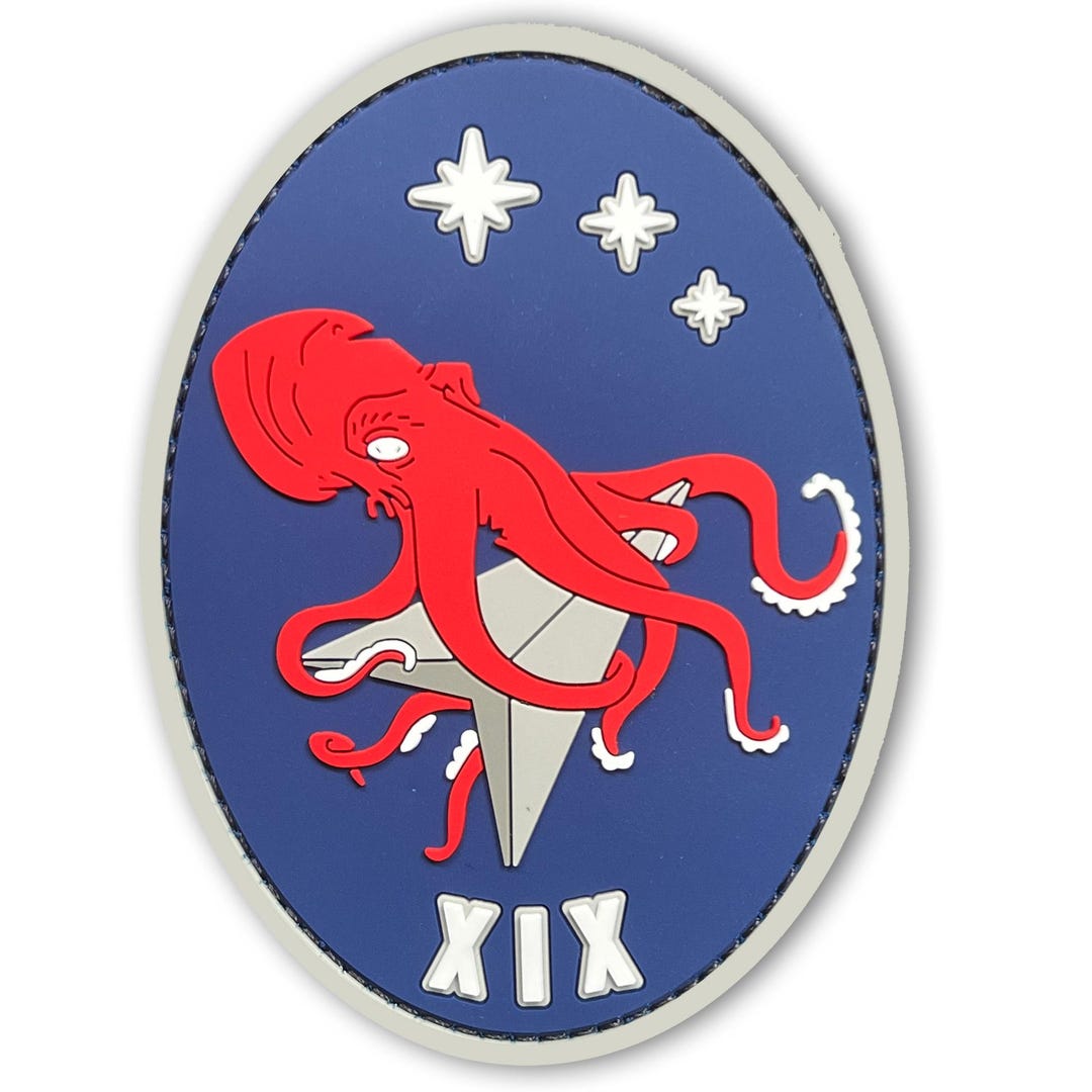 Space Force Team XIX Joint Octopus Mission Patch MILITARY PVC - Etsy