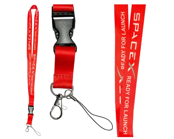 Spacex Launch Crew Lanyard ID Card Holder or Keychain Gift for Space X ...