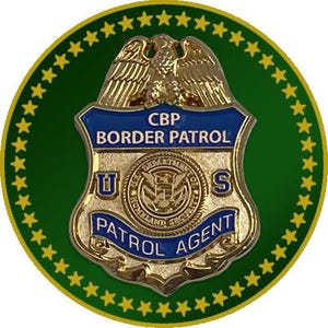 Border Patrol Agent CBP Honor First Lapel Pin Cloisonné With Dual Pin ...