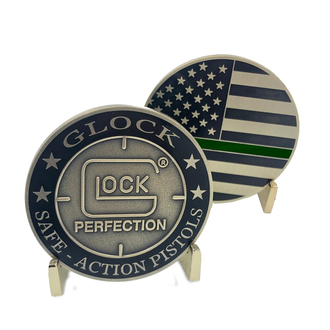 Thin Green Line Police Challenge Coin CBP Border Patrol, Army, Security ...