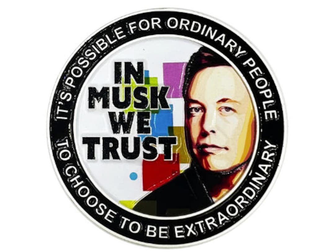 Spacex Elon Musk Challenge Coin Motivational Quote Gift Twitter Space X ...