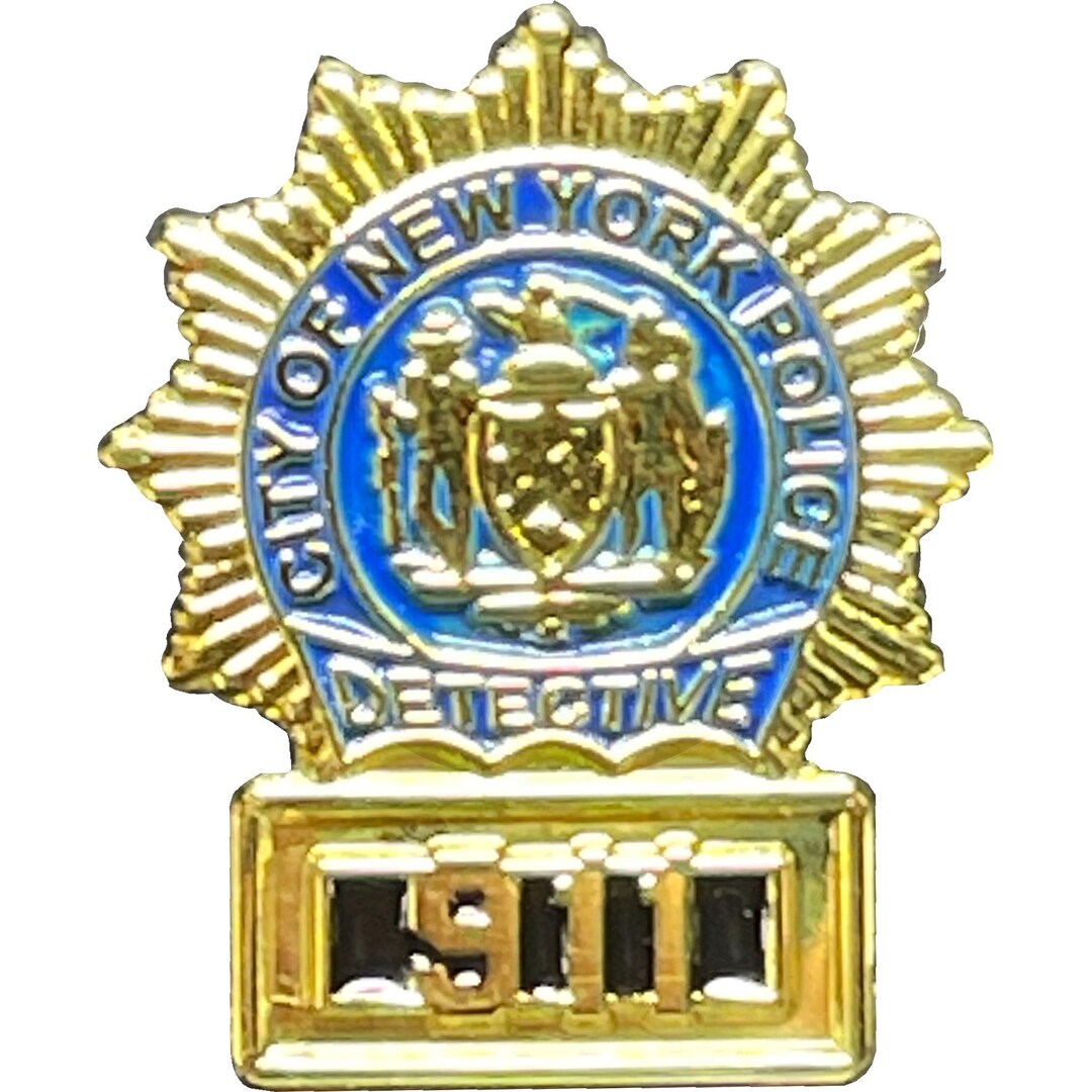 New York City Police Detective NYPD 911 Pin - Etsy
