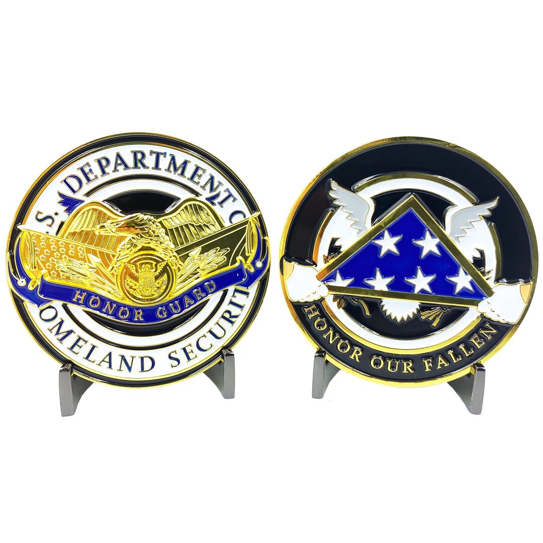 Honor Guard Challenge Coin CBP - Etsy