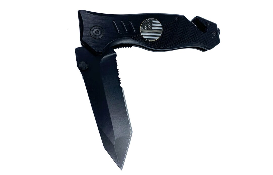 3-in-1 Police Tactical Rescue Tool Thin Gray Line Seatbelt - Etsy