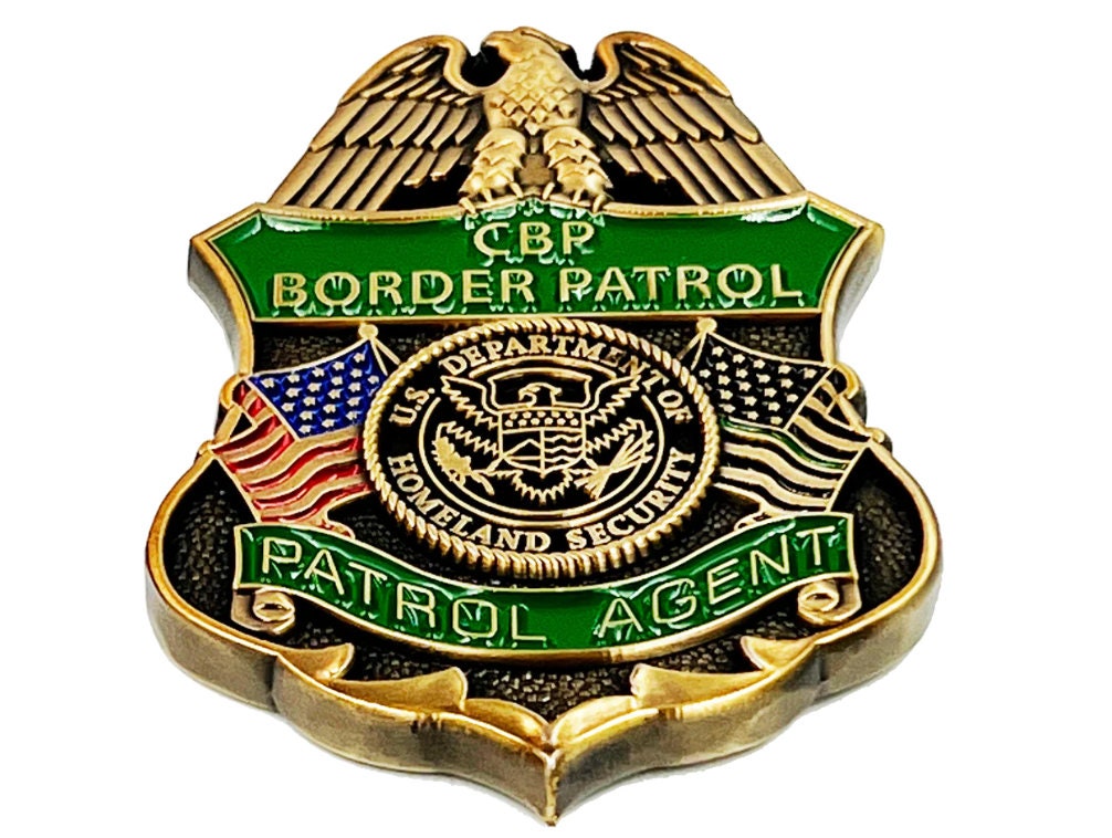 Thin Green Line Border Patrol Agent Challenge Coin Gift for CBP BPA ...