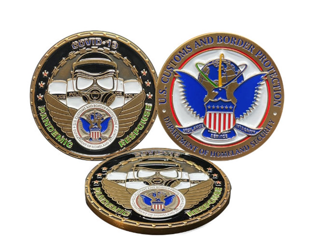 Border Patrol Field Operations Pandemic Response Team Challenge Coin ...