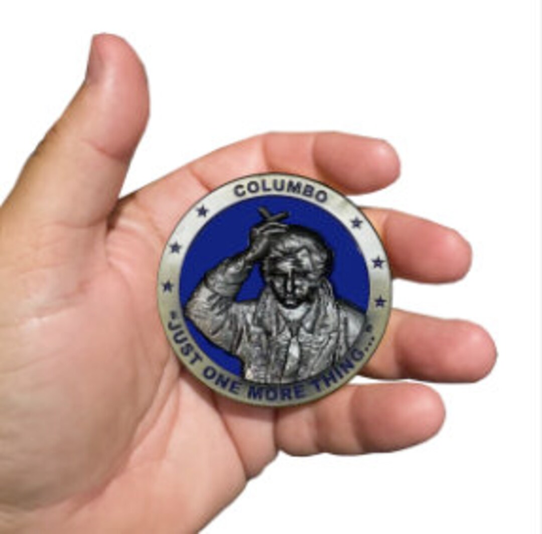 LAPD Columbo Challenge Coin Los Angeles Police Department Homicide ...