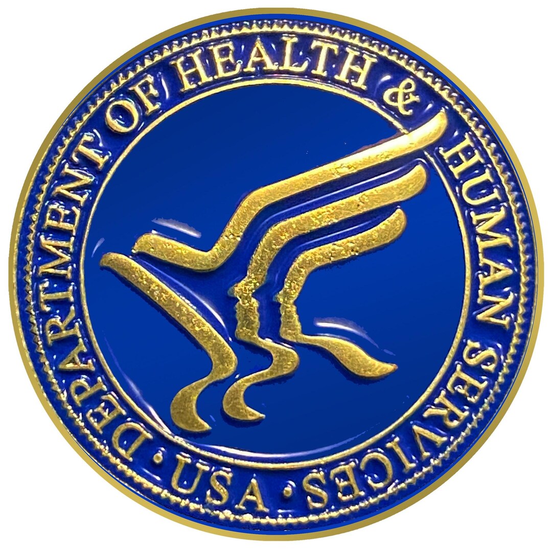 HHS Pin and Deluxe Spring Loaded Clasp Department of Health & Human ...