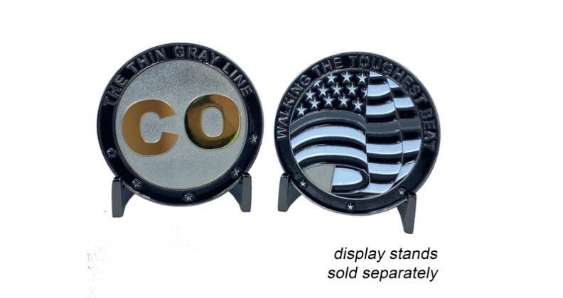 Thin Gray Line Challenge Coin Police Correctional Officer Corrections ...