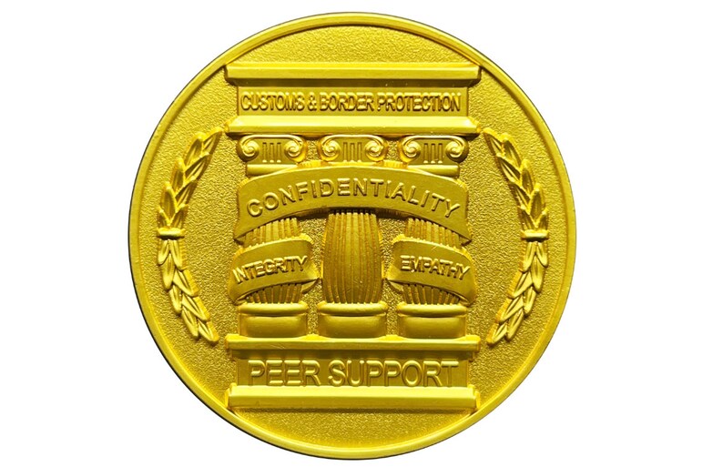 Border Patrol Peer Support Challenge Coin Field Ops AMO Department of ...