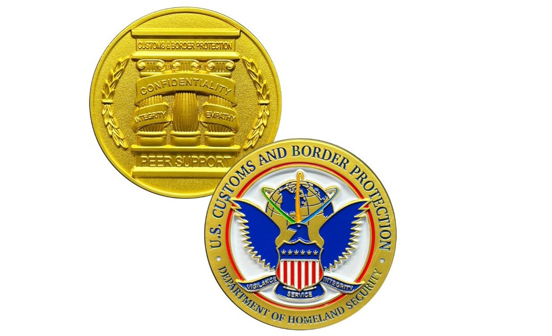 Border Patrol Peer Support Challenge Coin Field Ops AMO Department of ...