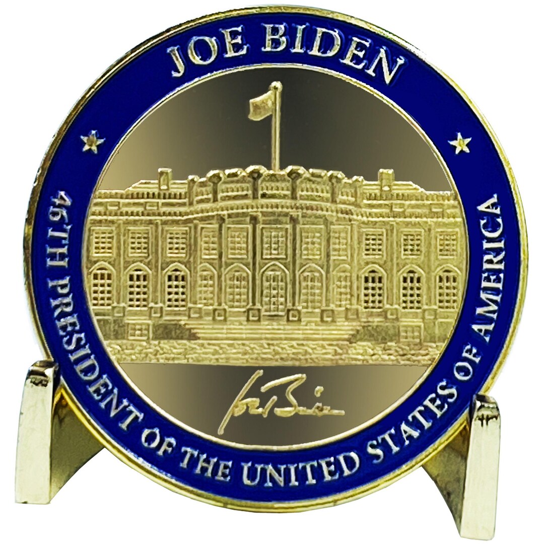 46th President Joe Biden Challenge Coin White House POTUS Former Vice ...