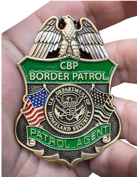 Thin Green Line Border Patrol Agent Challenge Coin Gift for CBP BPA ...