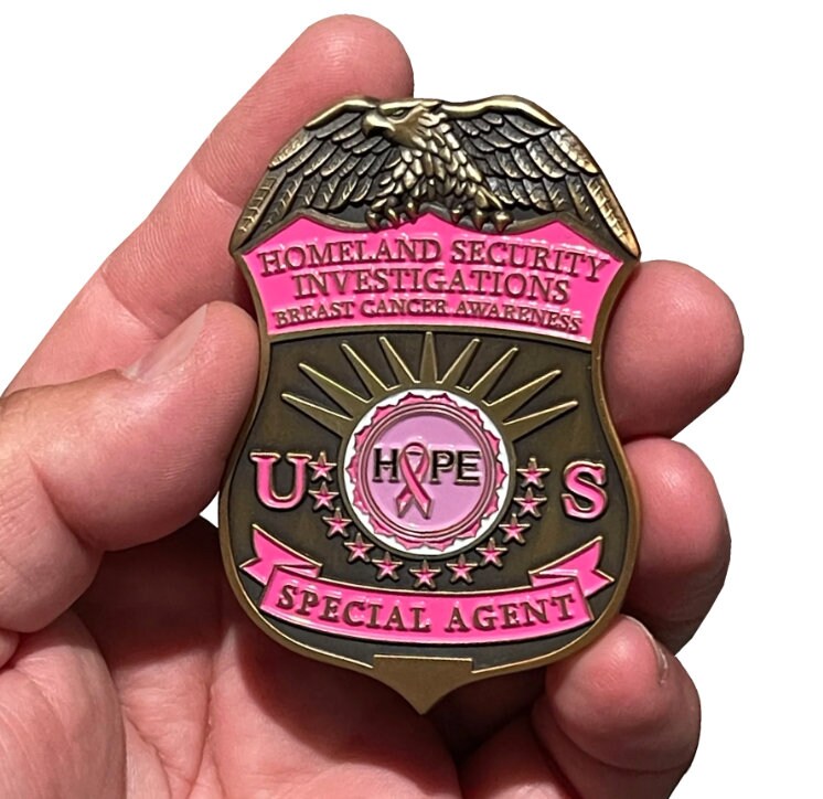 Thin Pink Line HSI Special Agent Breast Cancer Awareness Month ...