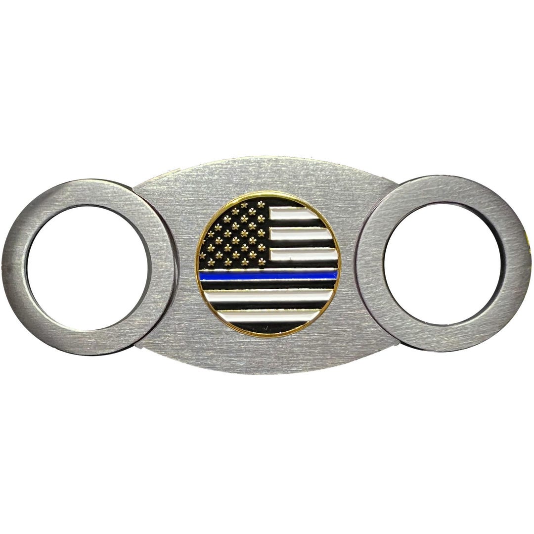 Thin Blue Line Cigar Cutter NYPD LAPD CPD Fbi Cbp Swat Bpd Police - Etsy