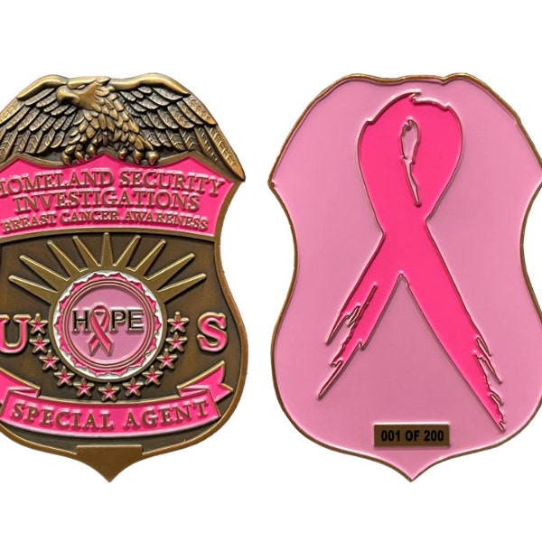 Pink Challenge Coin - Etsy