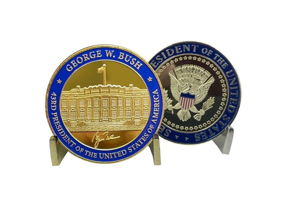 43rd President George W. Bush Challenge Coin White House POTUS G.W ...