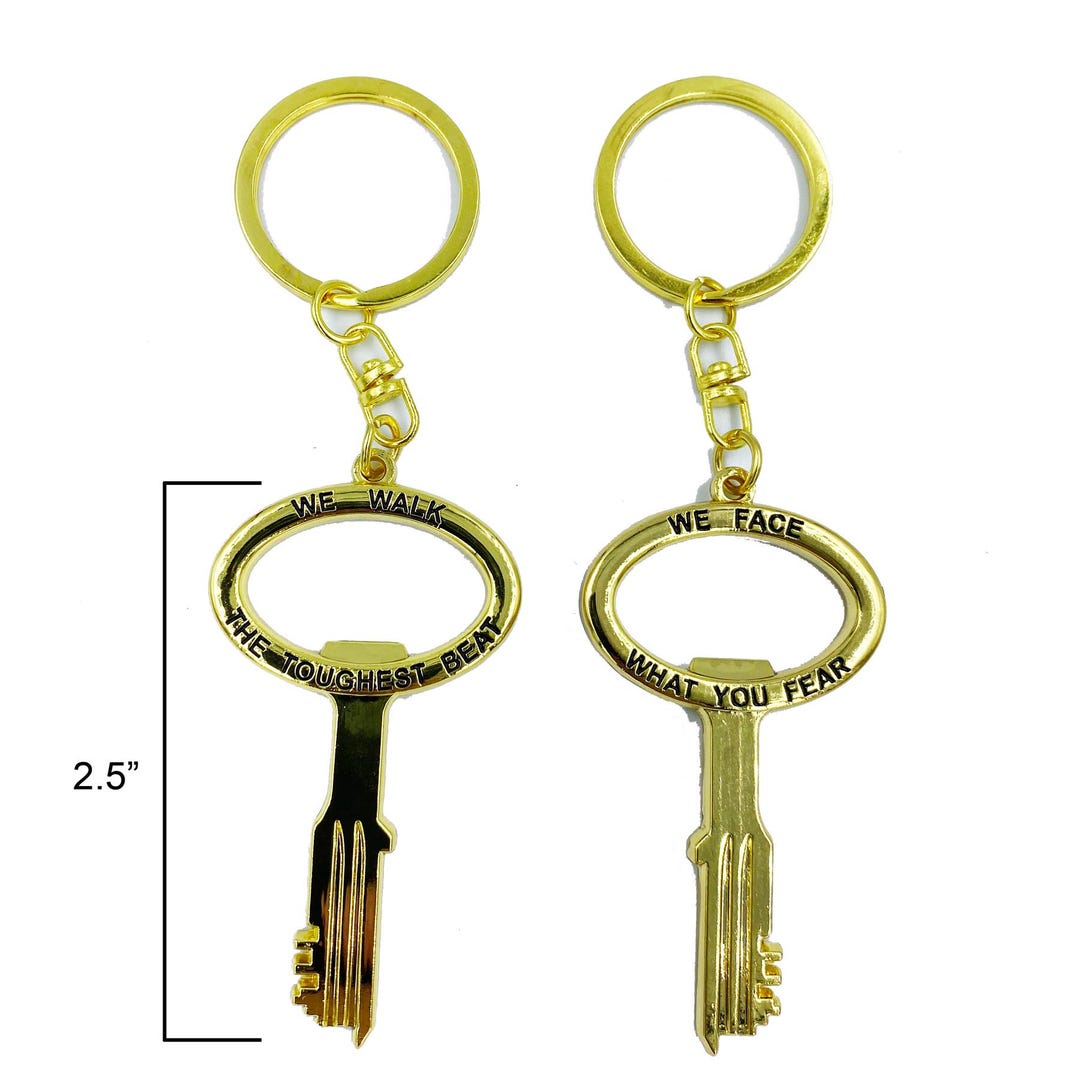 Gold Prison Jail Key Bottle Opener Keychain Challenge Coin Correctional ...