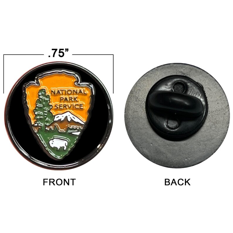 National Park Service NPS Park Ranger Lapel Pin - Etsy