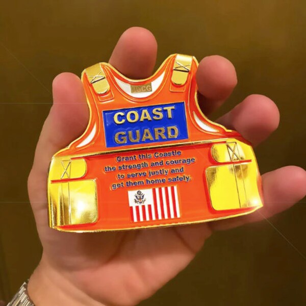 Challenge Coin Coast Guard - Etsy