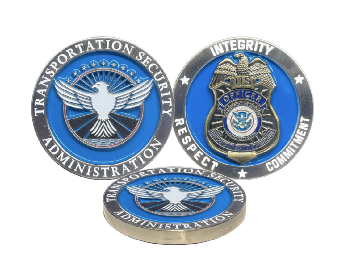 TSA Officer Challenge Coin Challenge Coin Gift for Transportation ...