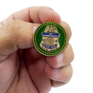 Border Patrol Agent CBP Honor First Lapel Pin Cloisonné With Dual Pin ...