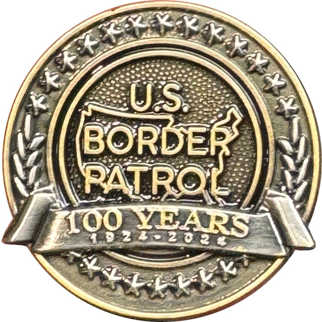 100th Anniversary Border Patrol Centennial Birthday Pin 1.25 Inch With ...