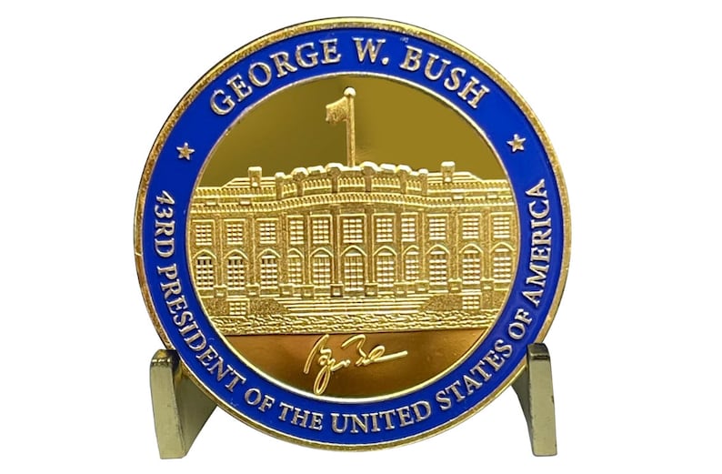 43rd President George W. Bush Challenge Coin White House POTUS G.W ...