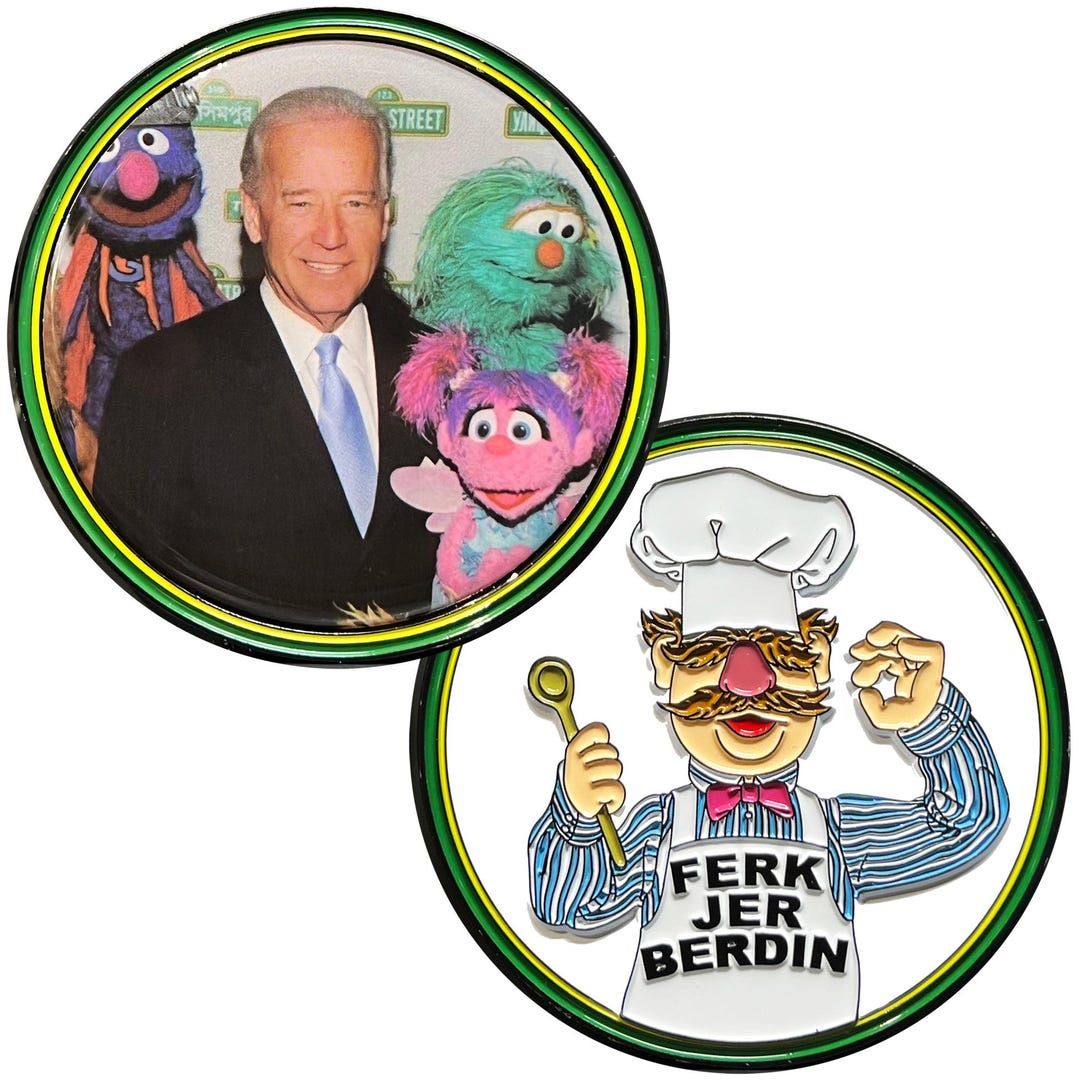 Let's Go Brandon Puppet Challenge Coin - Etsy