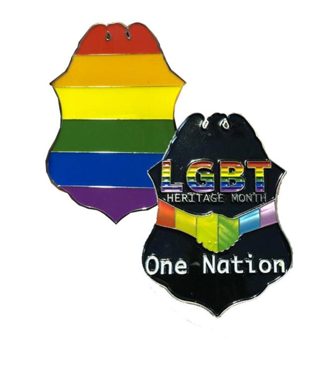LGBT Police Challenge Coin - Etsy