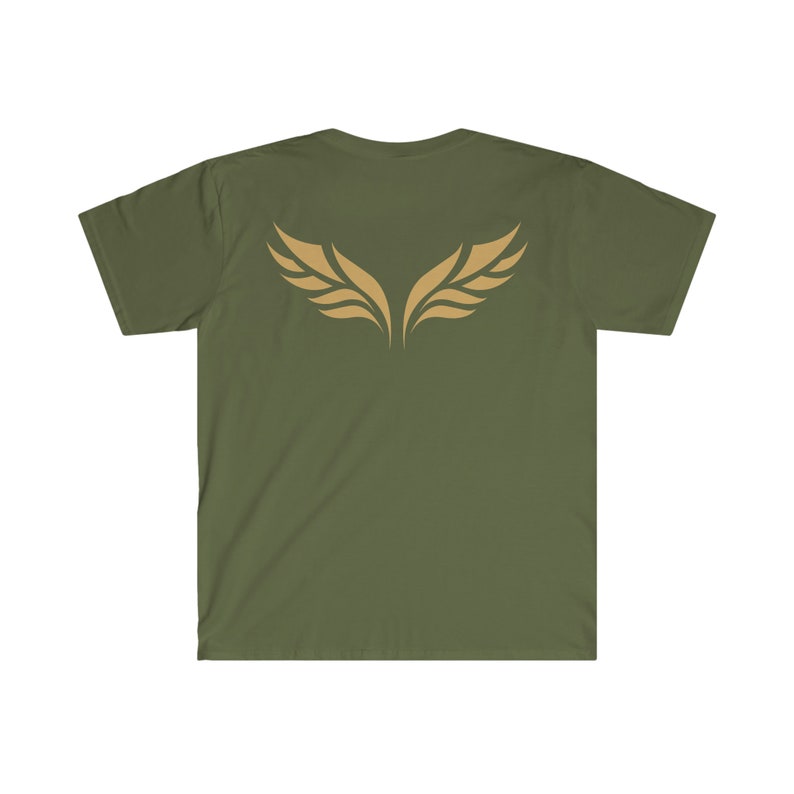 Gold Wing-unisex Softstyle T-shirt - Etsy