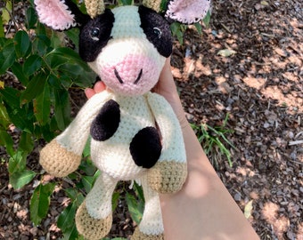 Crochet Cow Snuggie Lovey Pattern - Etsy