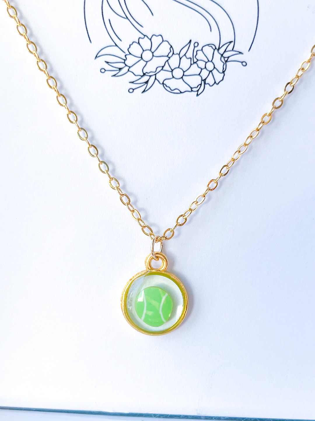 Tennis Necklace Tiny Things Preppy Stuff Thin Gold Chain College ...