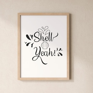 Shell Yeah SVG Beach Svg Cut File Summer Svg Beach - Etsy