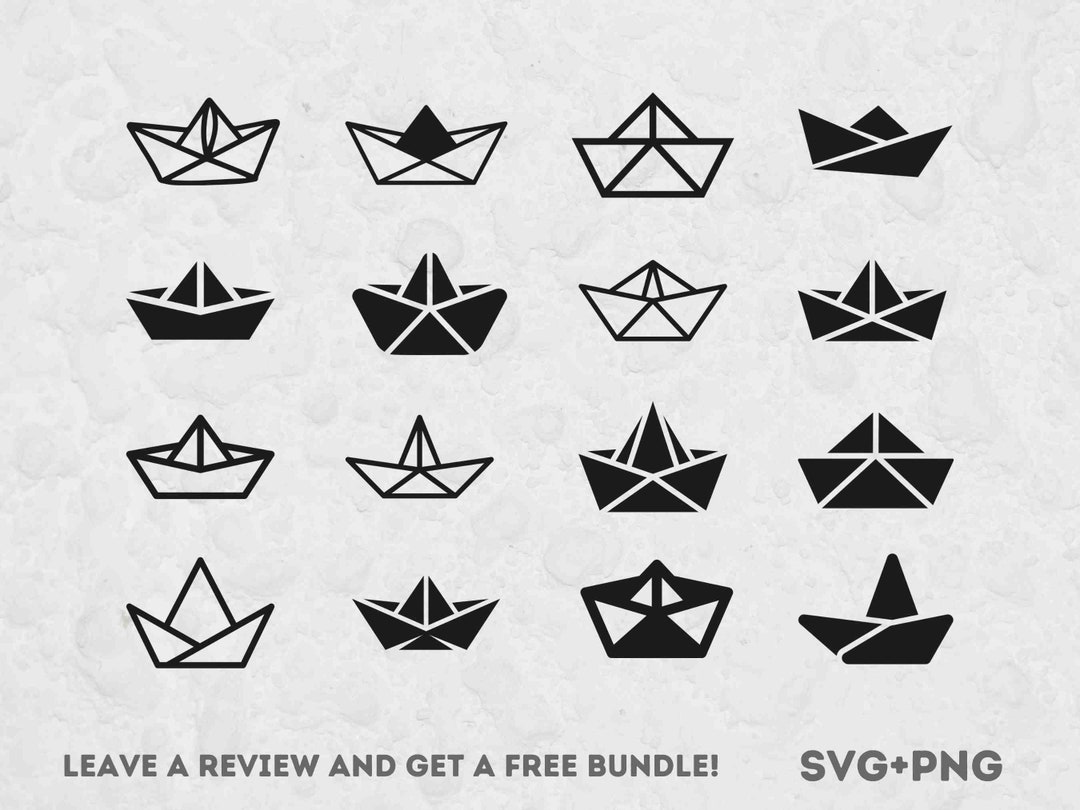 Paper Boat SVG, Svg Files for Cricut, Paper Boat Clipart, Boat Svg ...