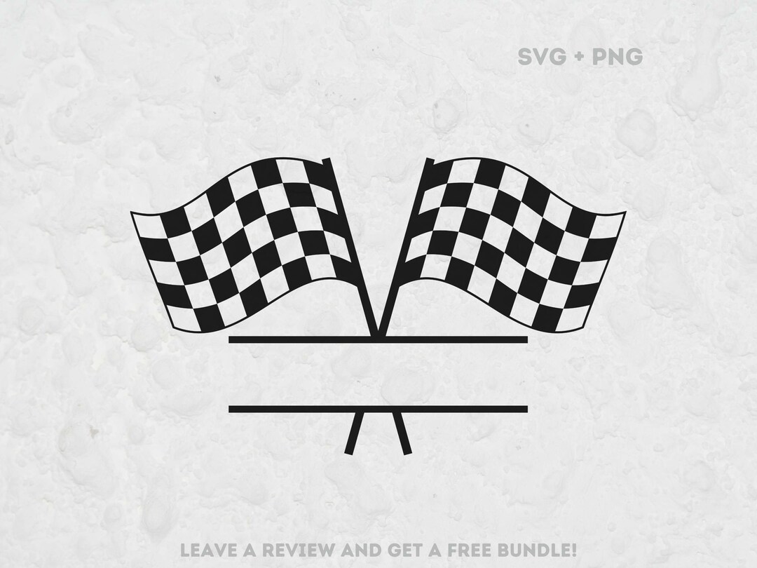 Racing Flag Monogram SVG, SVG Files for Cricut, Name Frame Svg , Race ...