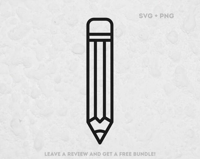 Pencil SVG, Svg Files for Cricut, Pencil PNG, Pencil Cut File, School ...